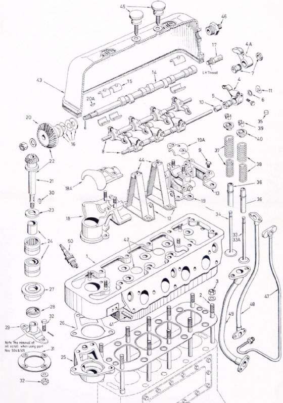 Triple-M Register Forums - J2 Engine rear oil drain pipe, help required
